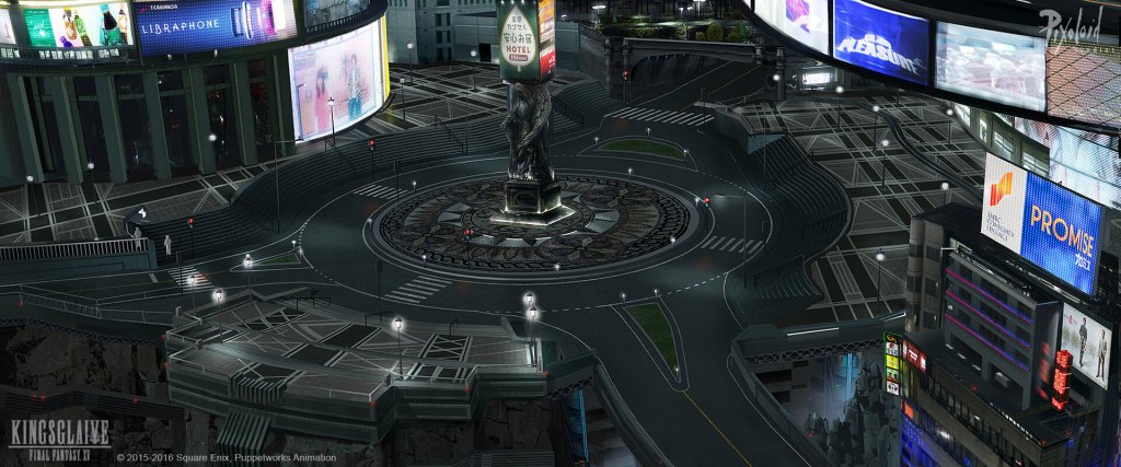 First Look at New Final Fantasy XV Concept Art – the City of Insomnia ...